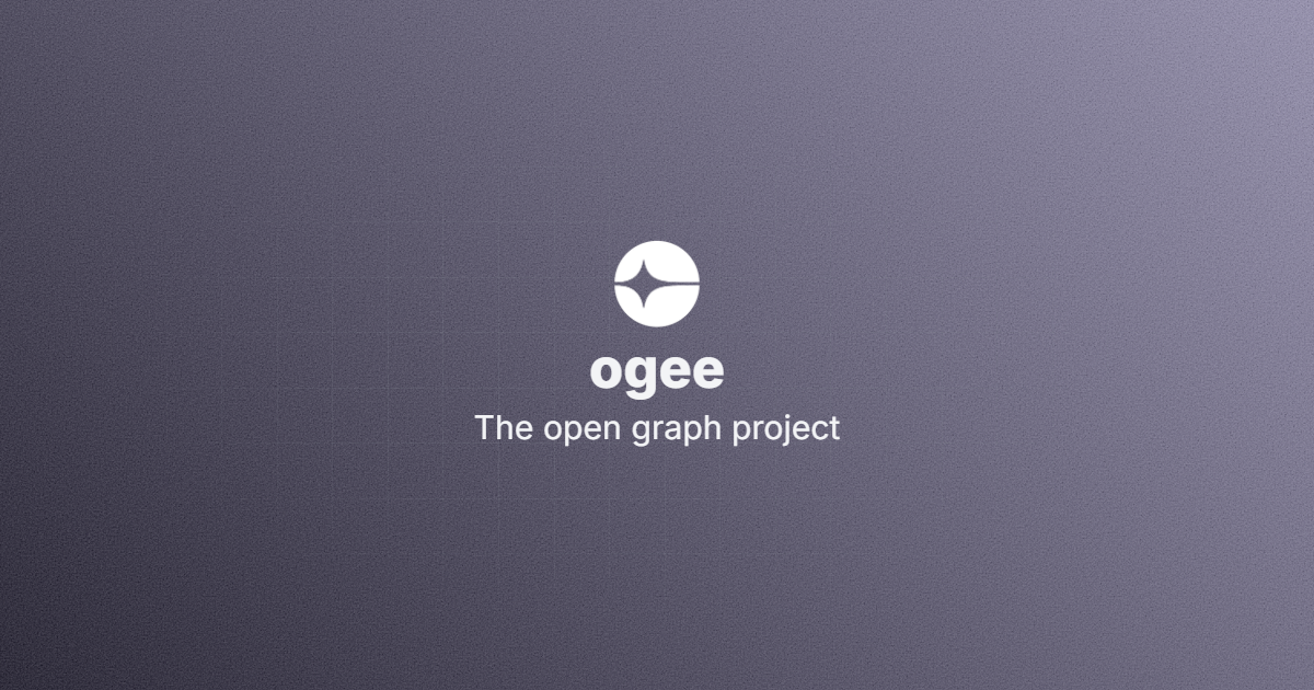 ogee • Open Graph Image Generator